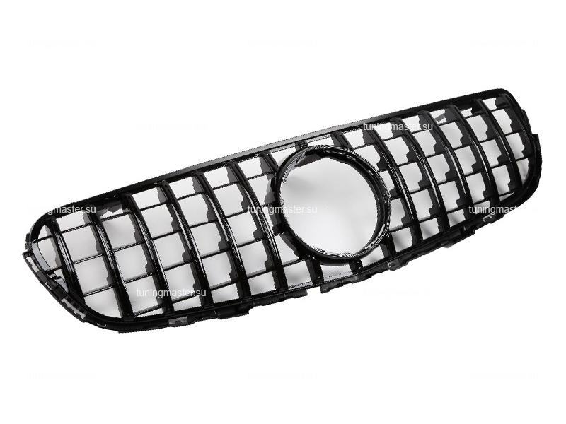 Решетка радиатора Mercedes Benz GLC X253 стиль GTR Black купить